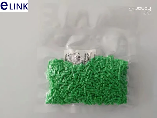 1000pcs LC 1.25mm dust cover for LC fiber optic connector transparent ...