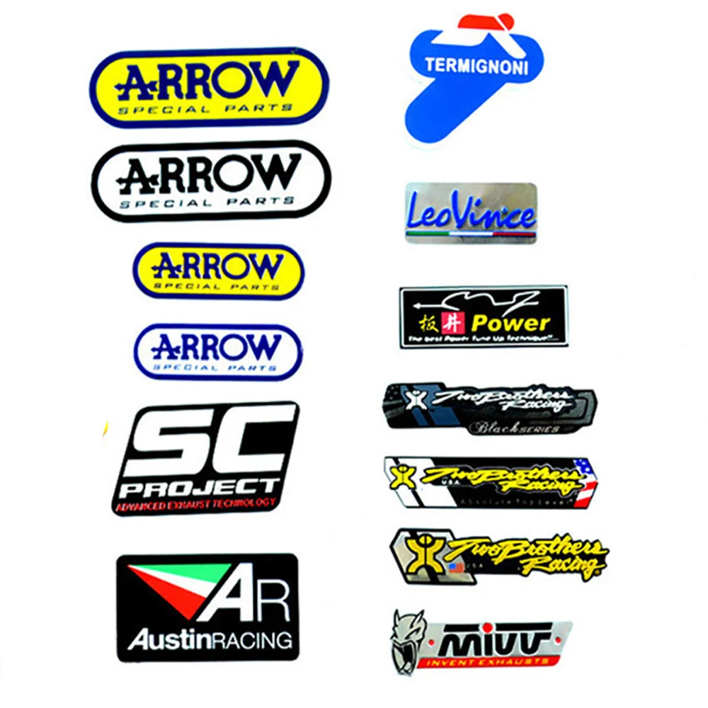 Motorcycle-Exhaust-Pipes-Decal-Sticker-Aluminium-3D-Heat-resistant ...