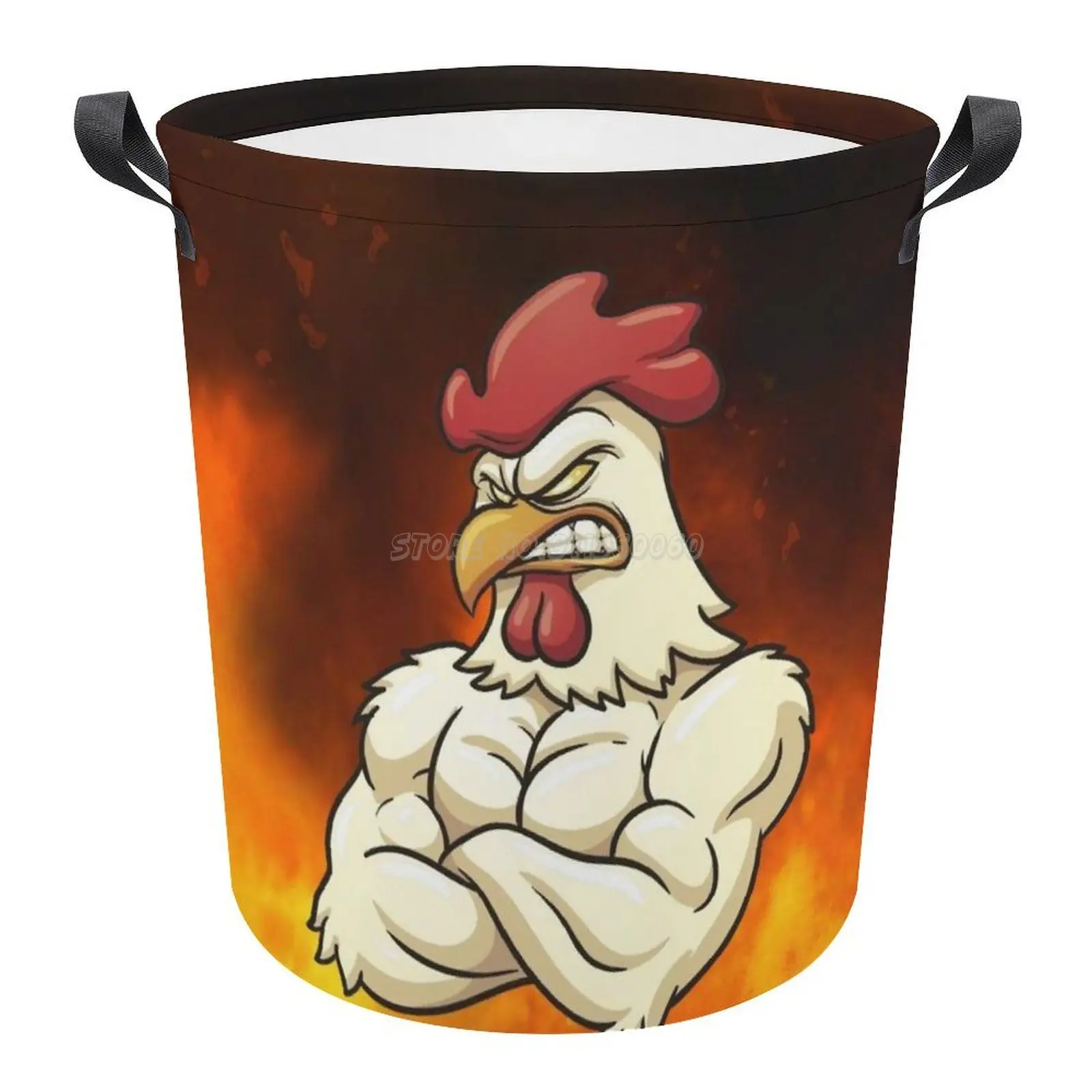 Mean Rooster Cartoon