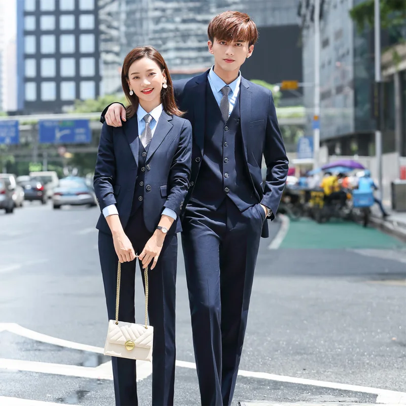 IZICFLY-Autumn-Office-Ladies-Uniform-New-Style-dark-blue-business ...