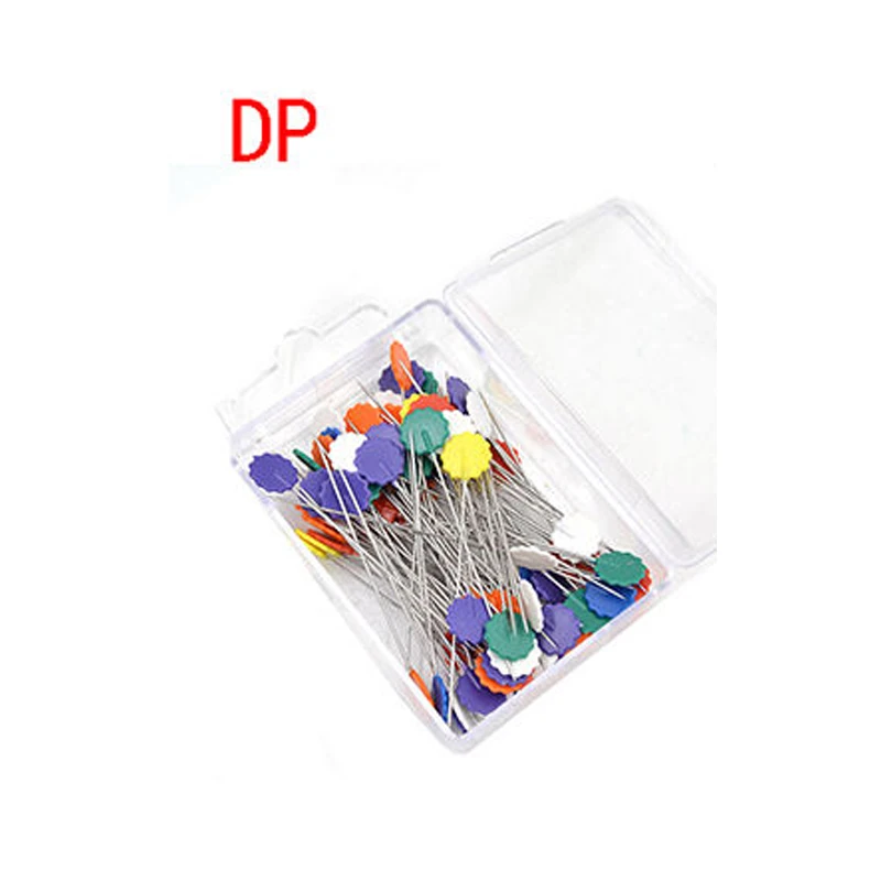 Patchwork Needle Craft Flower Button Head Pins Embroidery Pins For DIY ...
