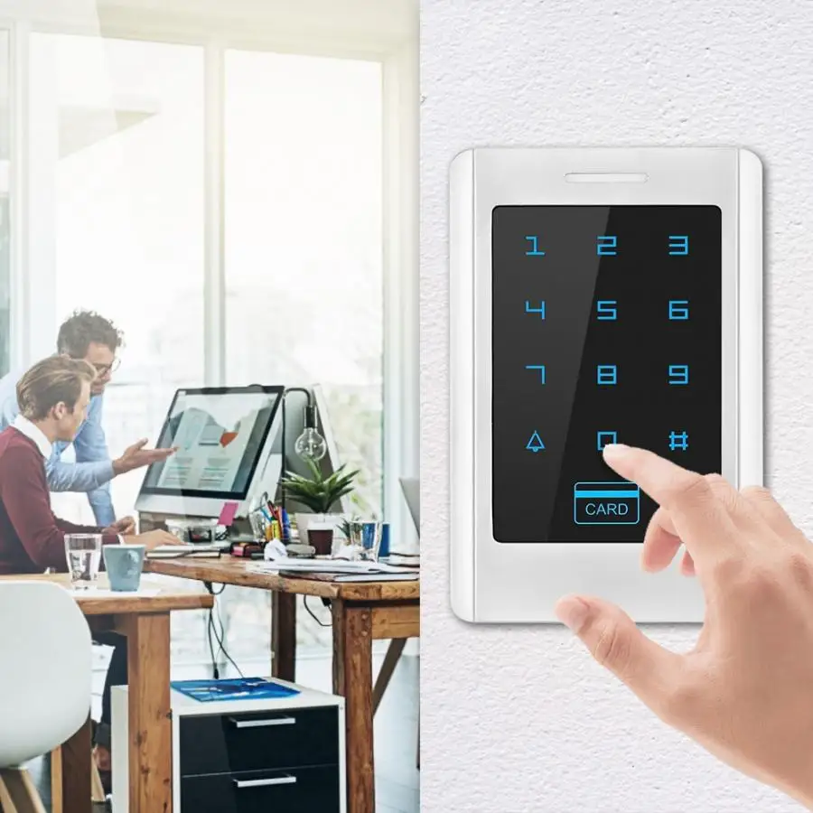 1000 cards Metal Password ID Card Door Access Controller System ...