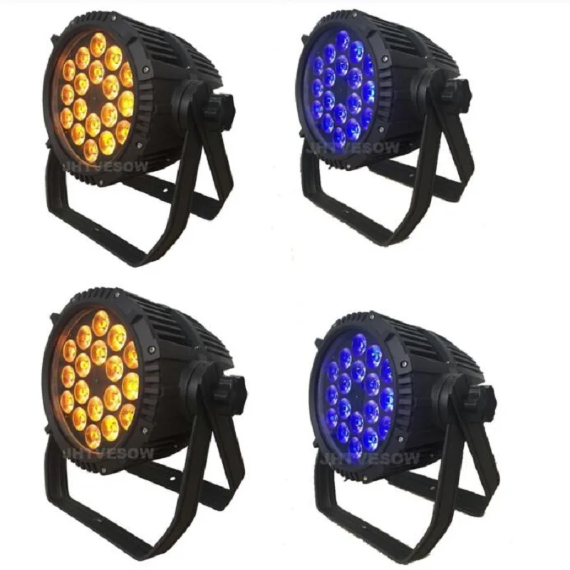 waterproof led par light 18x18w rgbwa uv ip65 outdoor par 64 stage par ...