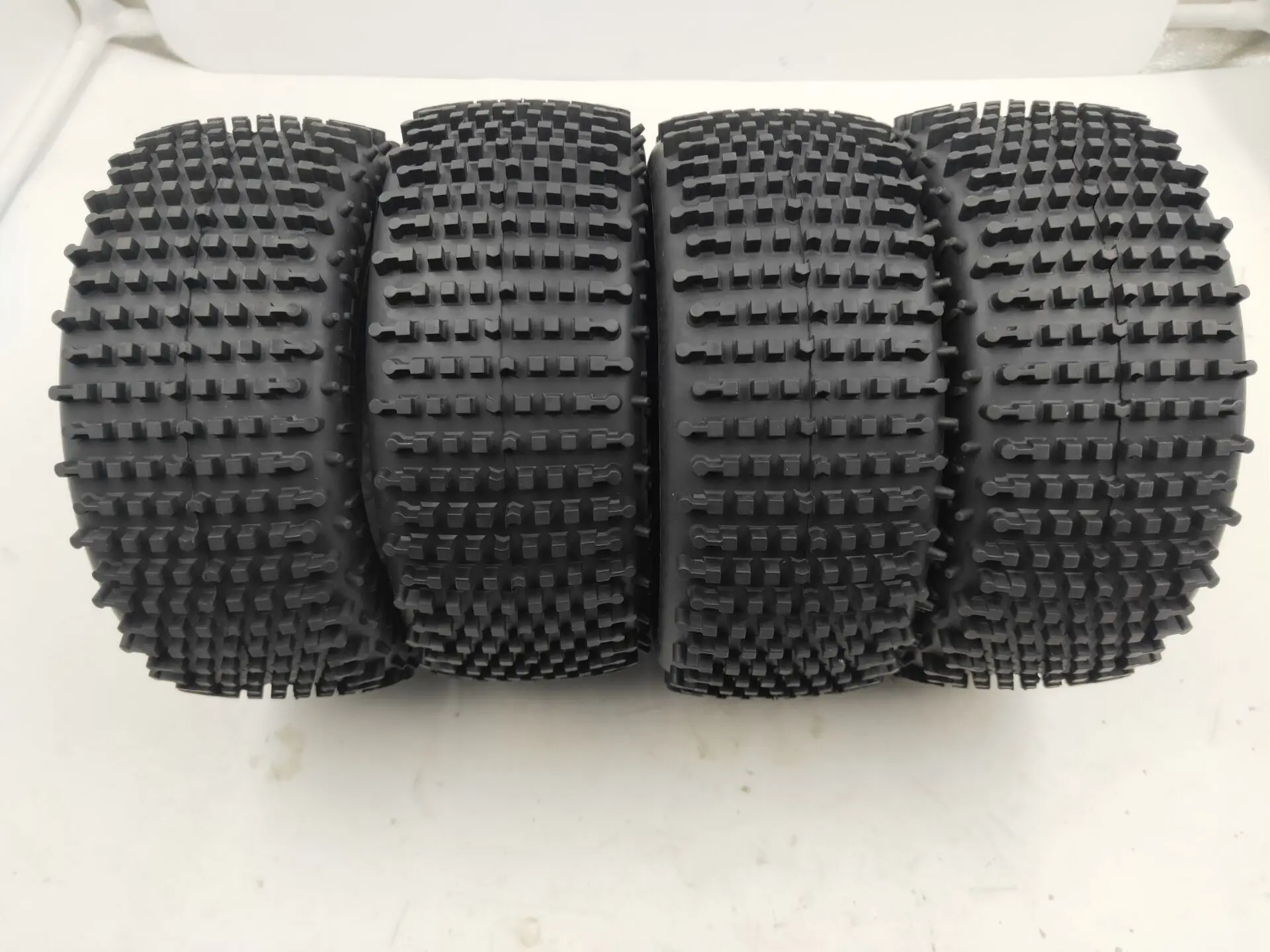 Off road front or Rear tire skin 4pcs/set 185X75 for 1/5 hpi rovan km ...