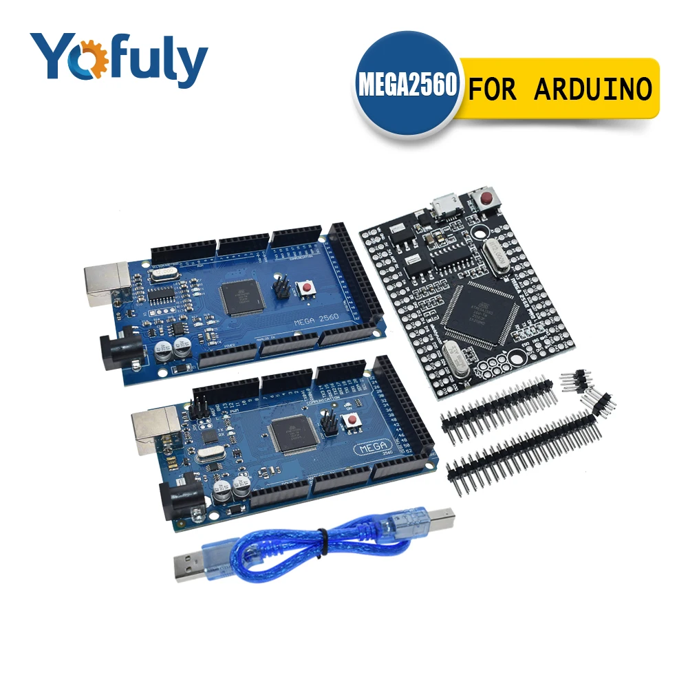 MEGA2560 MEGA 2560 R3 ATmega2560 16AU CH340G AVR USB board Development ...
