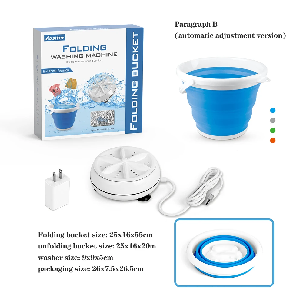 Usb Dormitory Washing Machine 2-in-1 Portable Washing Machine Mini ...