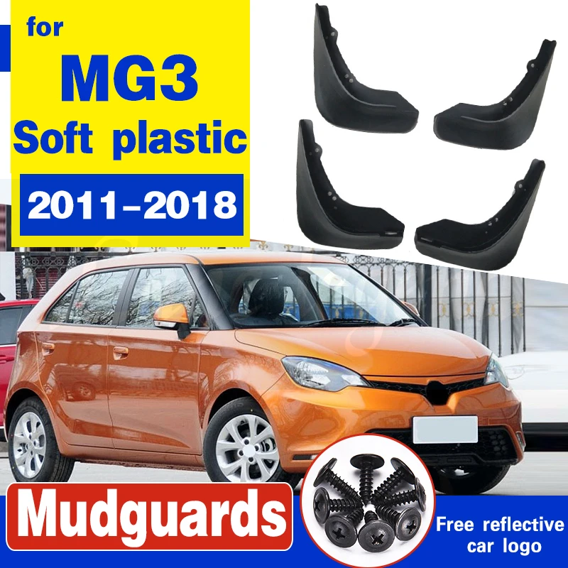 Molded Mud Flaps For MG3 2011-2018 2012 2013 2014 2015 2016 Mudflaps ...