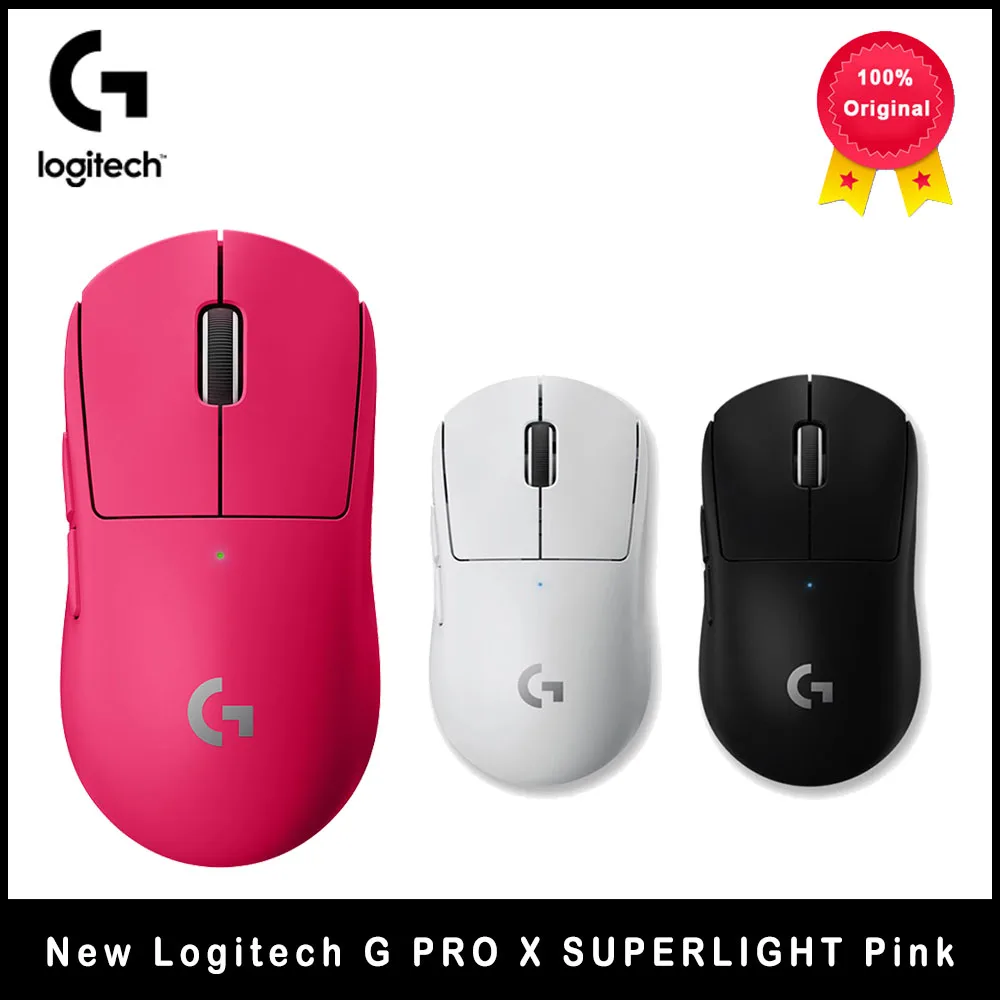 Logitech gpw 2 g pro x superlight mouse de jogos sem fio kda rosa 25k ...