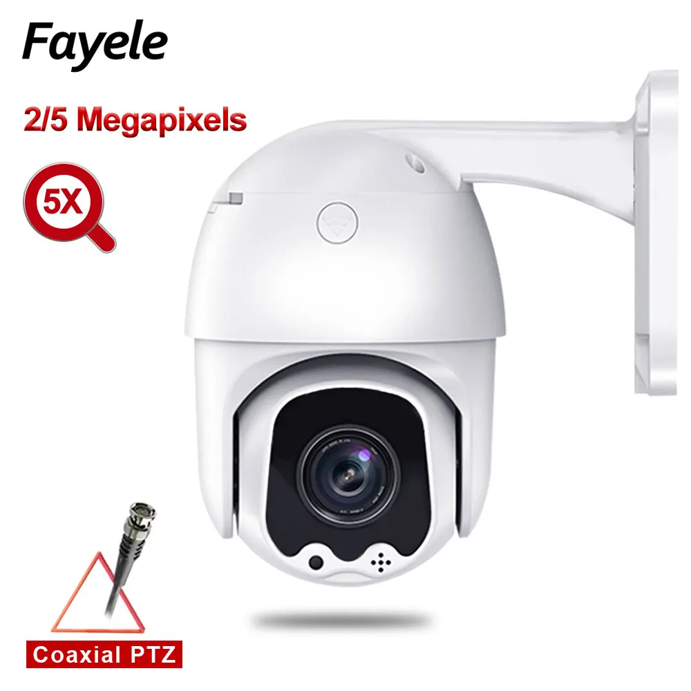 CCTV 보안 2MP 5MP AHD 스피드 돔 PTZ 카메라 TVI CVI CVBS 4in1 팬 틸트 5X 줌 IP66 방수 ...