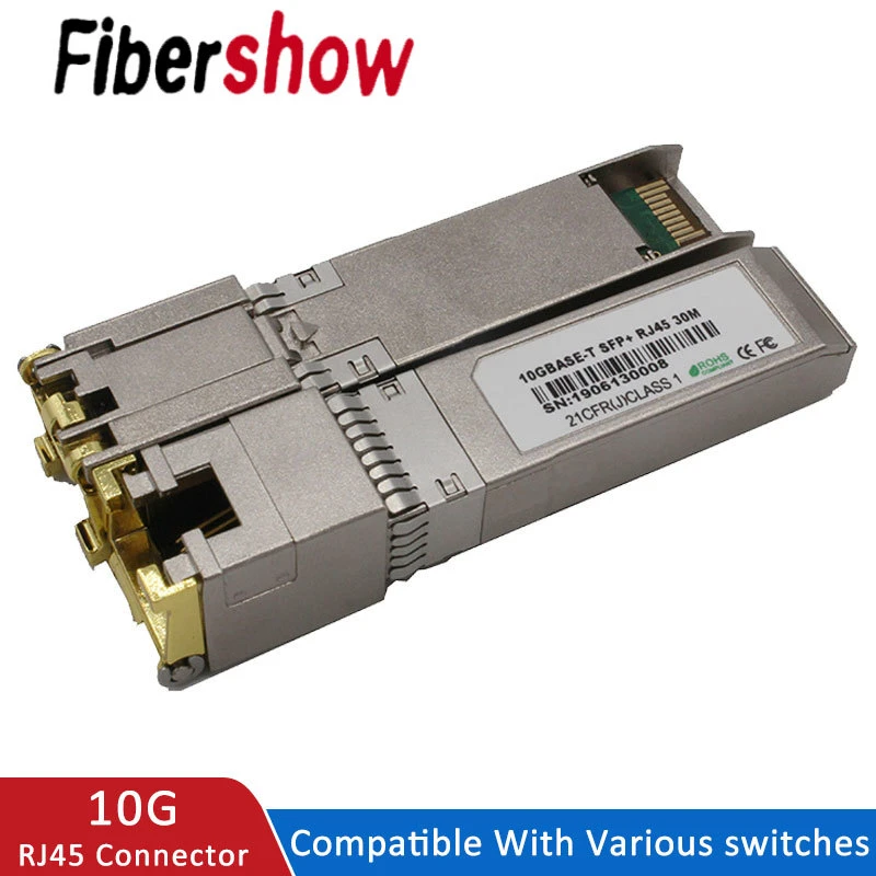 SFP+ module RJ45 Switch gbic 10G connector SFP Copper RJ45 SFP module ...