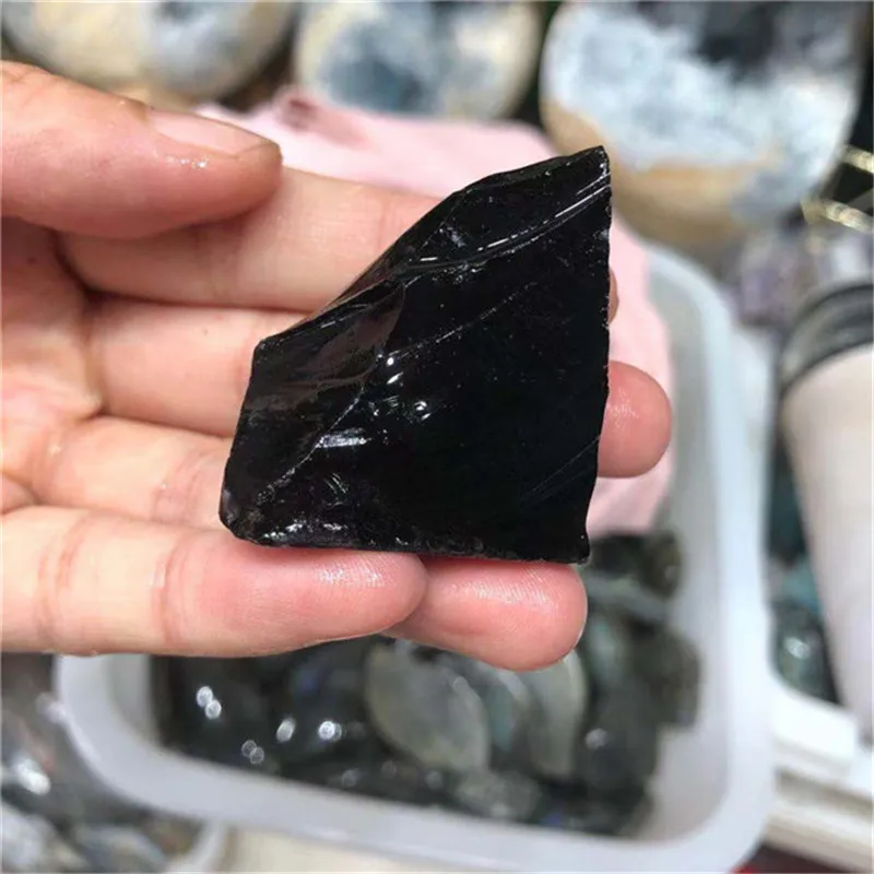 Raw Obsidian Stone