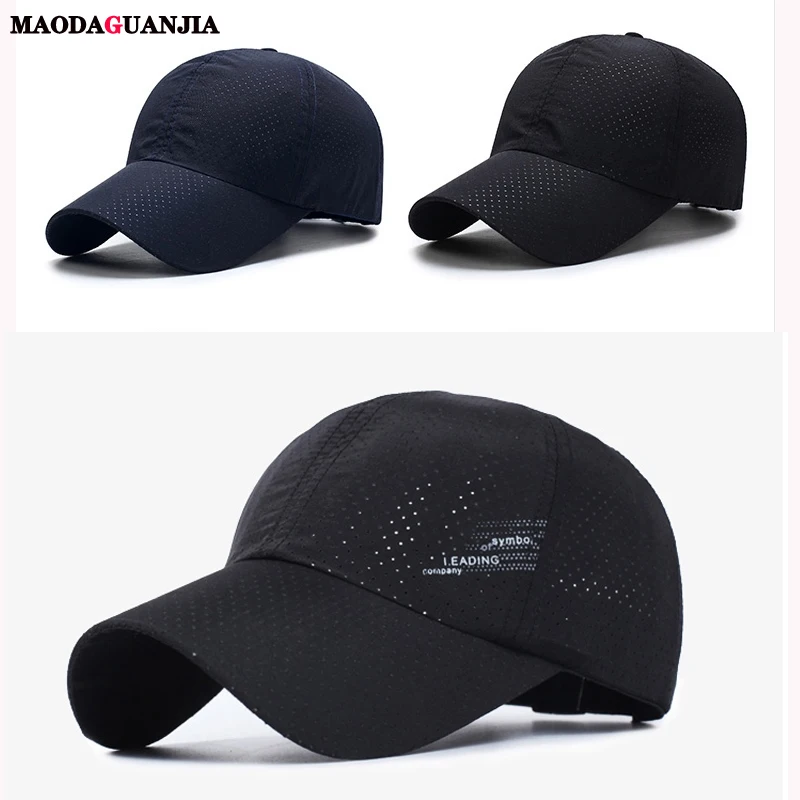 Newest Monochrome Summer Baseball Cap For Men Snapback Women's Quick ...