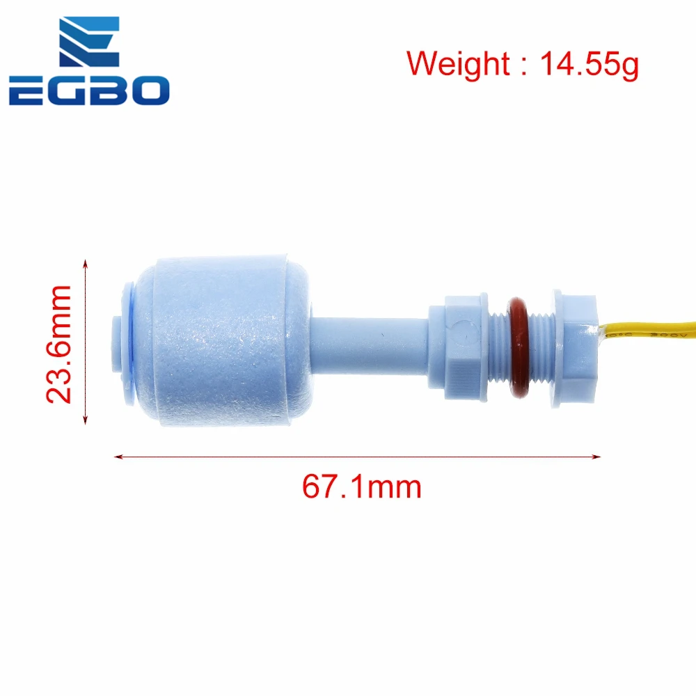 EGBO 1pcs 52mm PP Liquid Water Level Sensor Horizontal Float Switch Down|Sensors| - AliExpress
