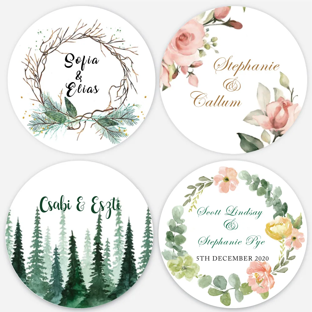 Wedding-Invitation-Stickers-Personalized-Name-Logo-100-PCs-Lot-Envelope ...