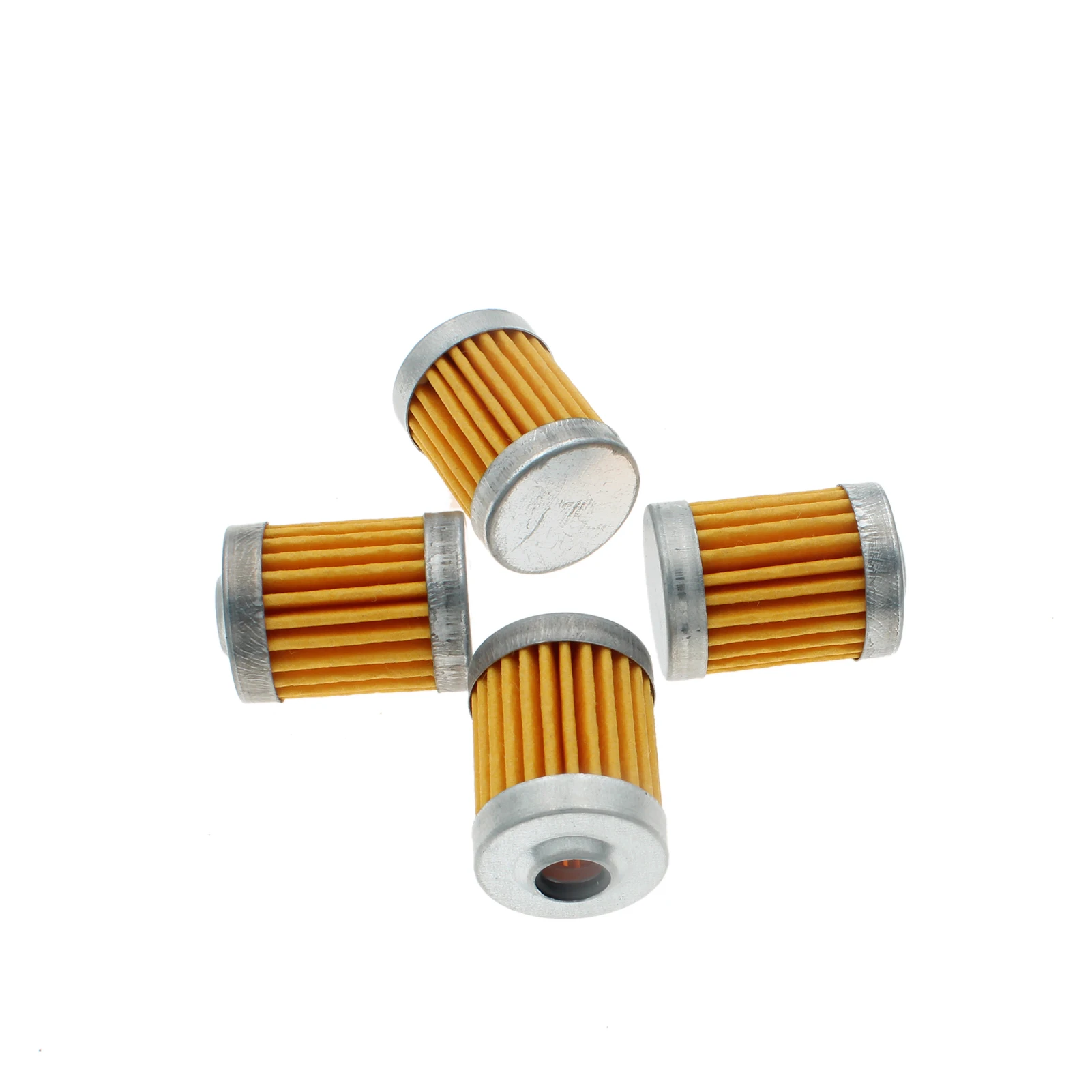 4pcs Fuel Filter Element Reusable Washable For Motorcycle Bike ATV Quad ...