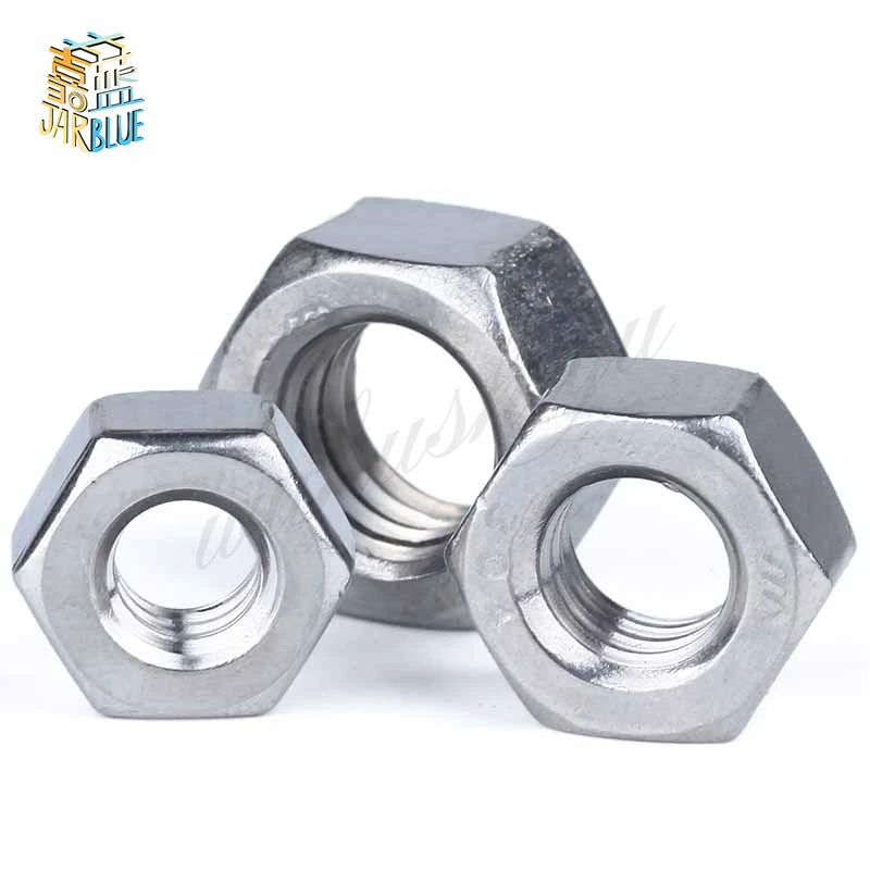 100pcs Din934 M11.2 M1.4 M1.6 M2 M2.5 M3 M4 Carbon Steel Hex Nut ...