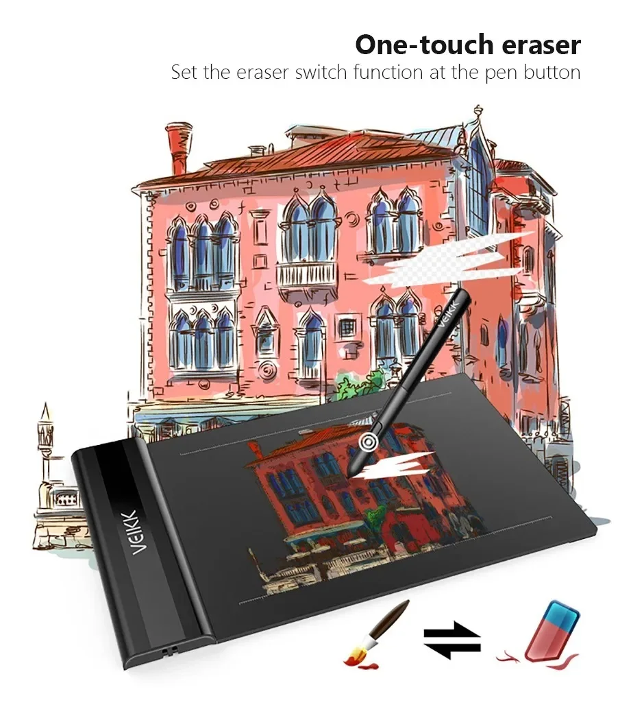 Other Computers & Networking - VEIKK S640 Drawing Graphic Tablet with ...