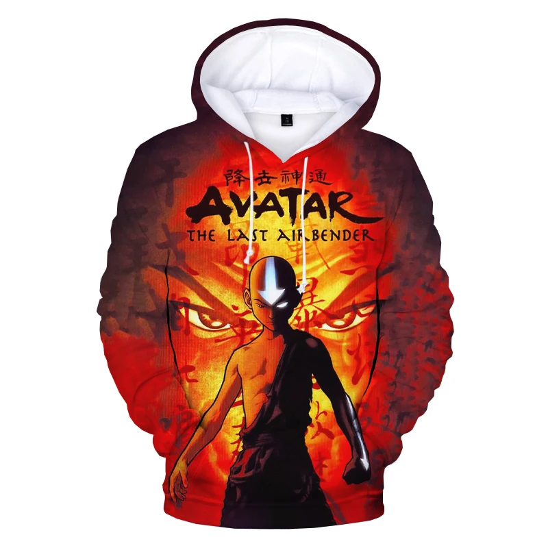 Anime Avatar The Last Airbender 3D Print Streetwear Sweatshirts Cosplay ...