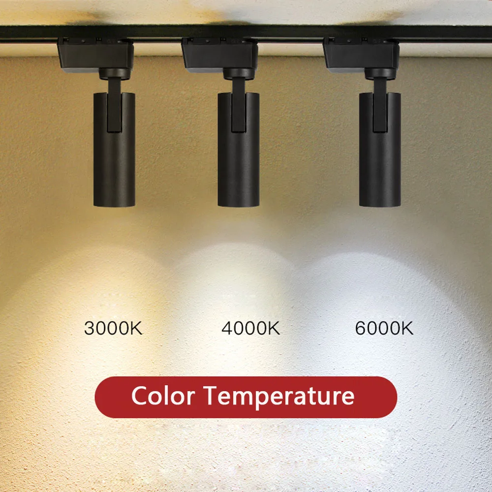 Track Light COB Spots Led Set Track Lamp Spotlight 12/20/30/40W LED ...