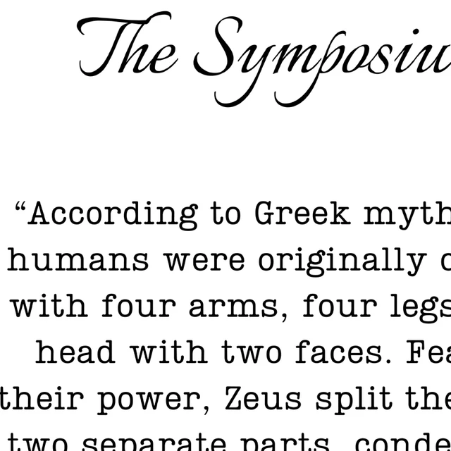 Soulmates Greek Mythology