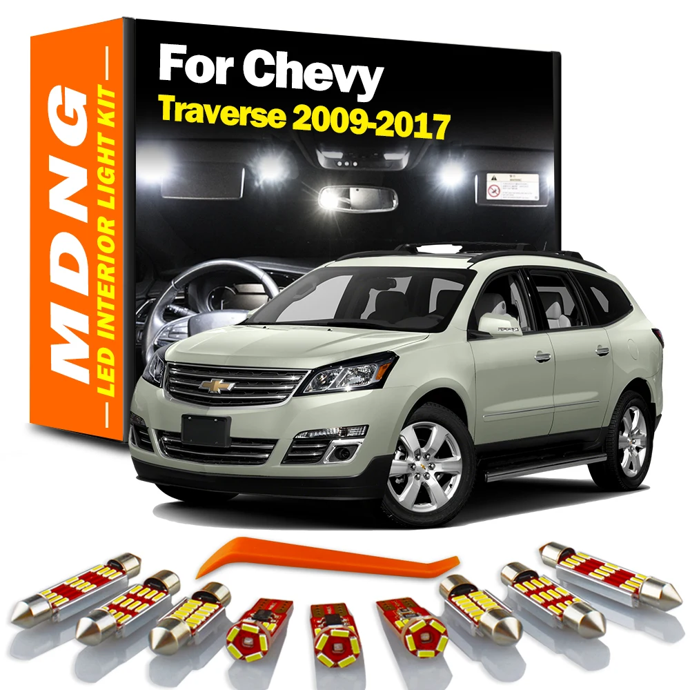 MDNG-13Pcs-Canbus-Indoor-Lamp-For-Chevrolet-Chevy-Traverse-2009-2014 ...