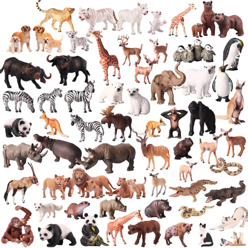 Wild-Animal-Set-Model-Action-Figure-Wild-Animal-Action-Figures ...
