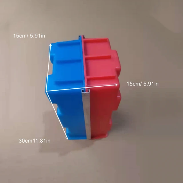 30cm/ 11.81in Interlock Hollow Concrete Interlock Brick Block Mold ...