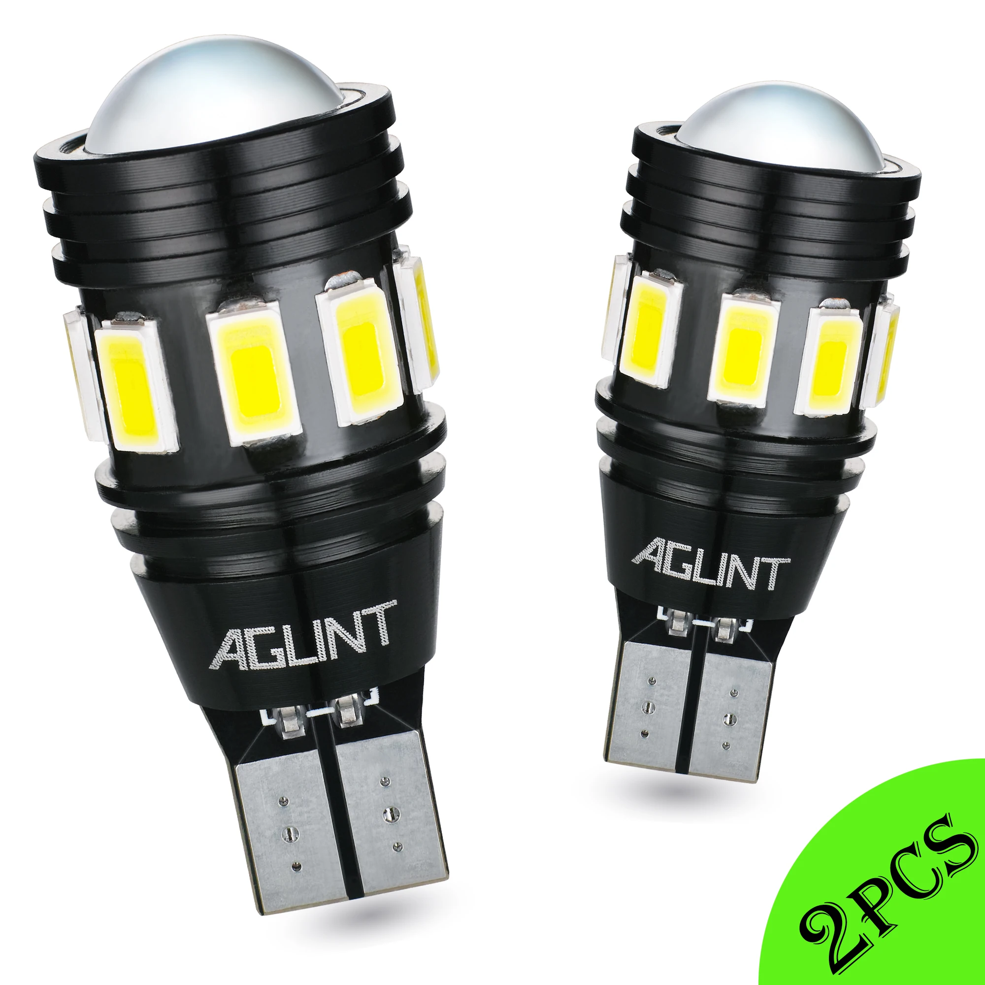 AGLINT 2PCS T15 W16W T16 912 921 Wedge LED Bulbs CANBUS No Error 5630 ...