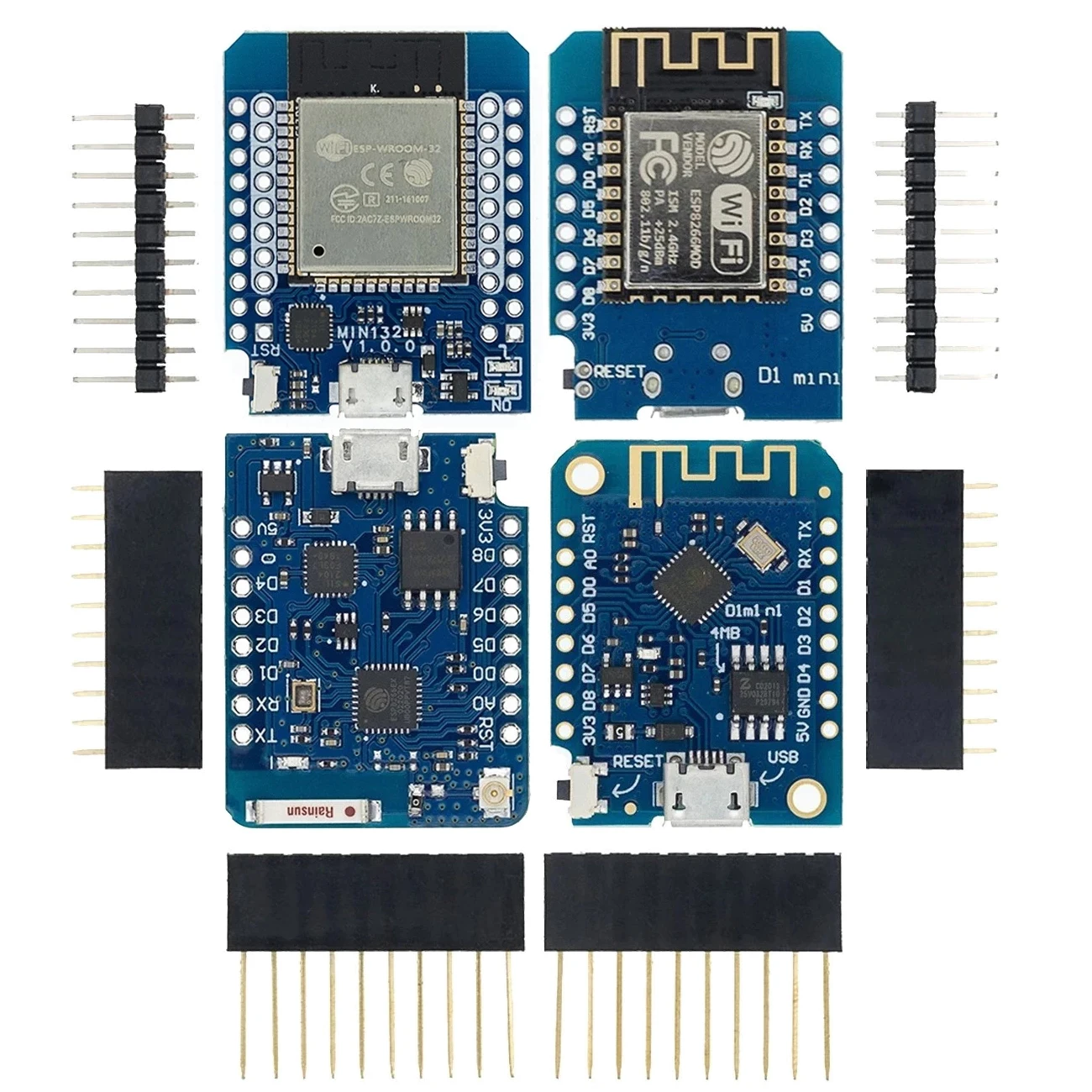 Esp8266 Esp-12e Esp-12f Ch340g Ch340 V2 Usb Wemos Mh-et Live D1 Mini ...
