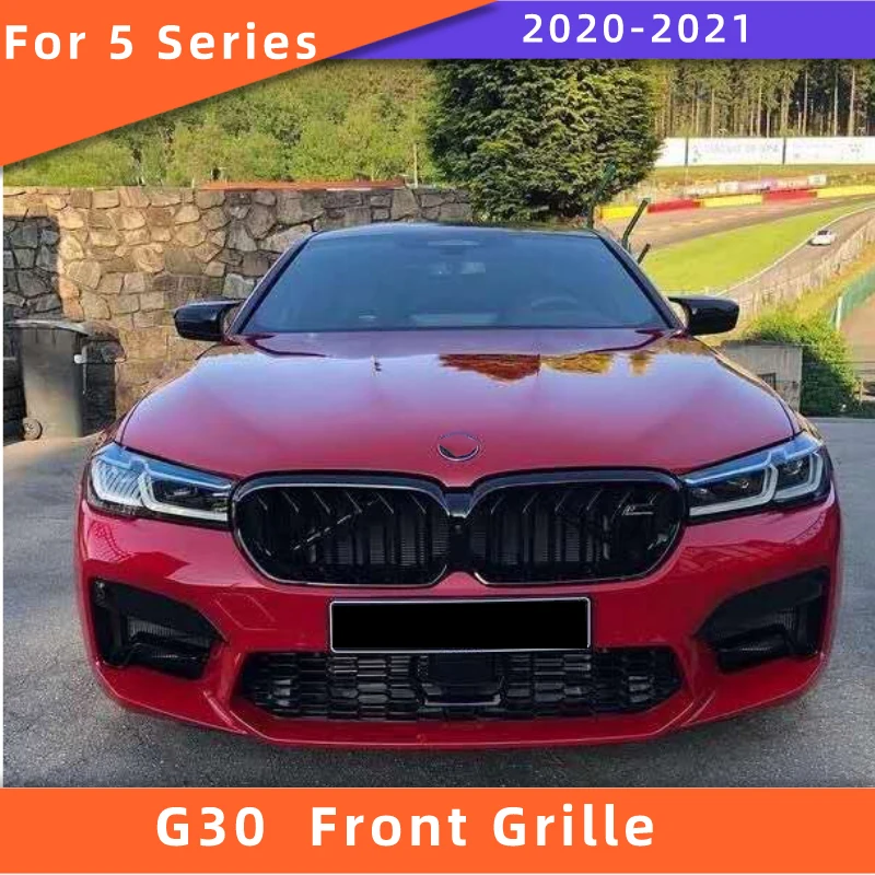 Dual LInes Front bumper Grille for BMW G30 LCI G38 5 series 2021 525i ...
