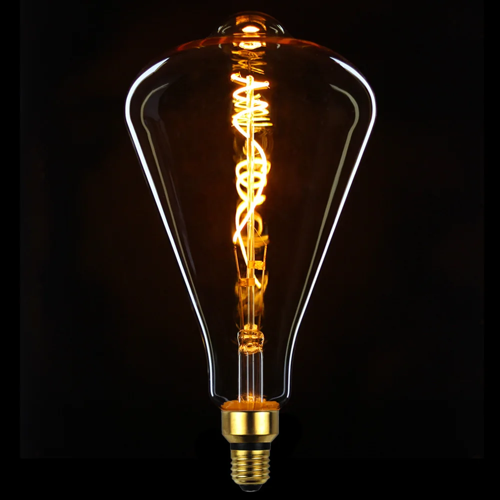 TIANFAN-Edison-Bulbs-ST164-Giant-Led-Bulb-Vintage-Spiral-Filament-4W ...