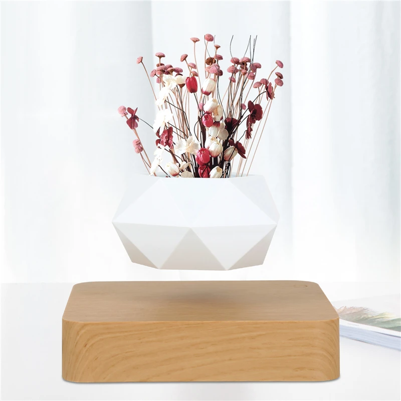 Magnetic Suspension Flower Pot Levitating | Flower Pot Pots Levitating ...
