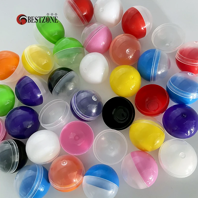 50/100Pcs 1.25Inch 32MM Plastic Empty Vending Toy Capsules Round ...