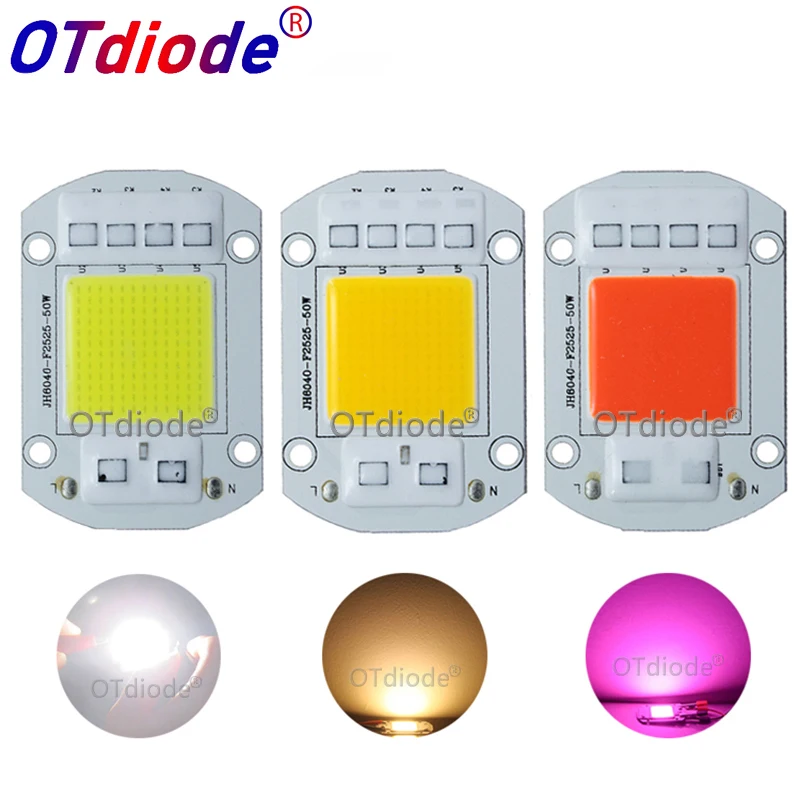 Smart IC AC COB LED Strip 20W 30W 50W 110V 220V Driverless DIY Flood ...