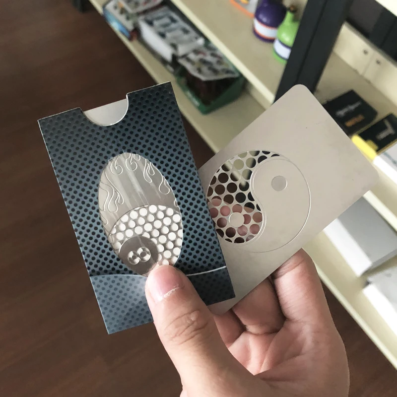 High Quality Tobacco Grinder Card Stainless Steel Accessories Manual ...