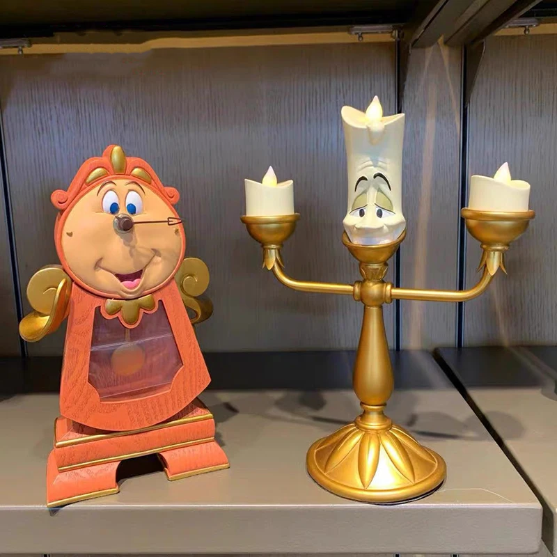 Beauty And The Beast Clock And Candlestick