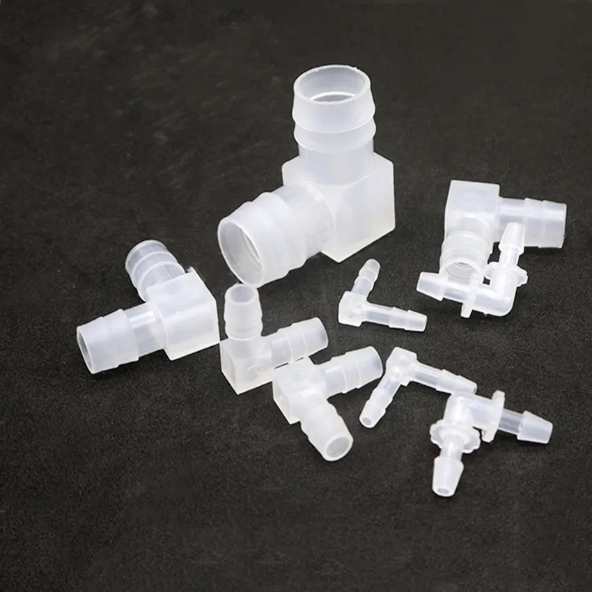 Equal diameter right angle elbow L shaped connector Plastic pagoda ...