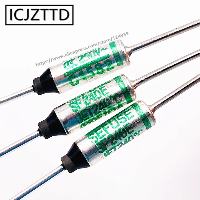 10pcs SEFUSE Cutoffs Thermal Fuse SF169E SF169Y 172℃ SF184E SF184Y 184 ...