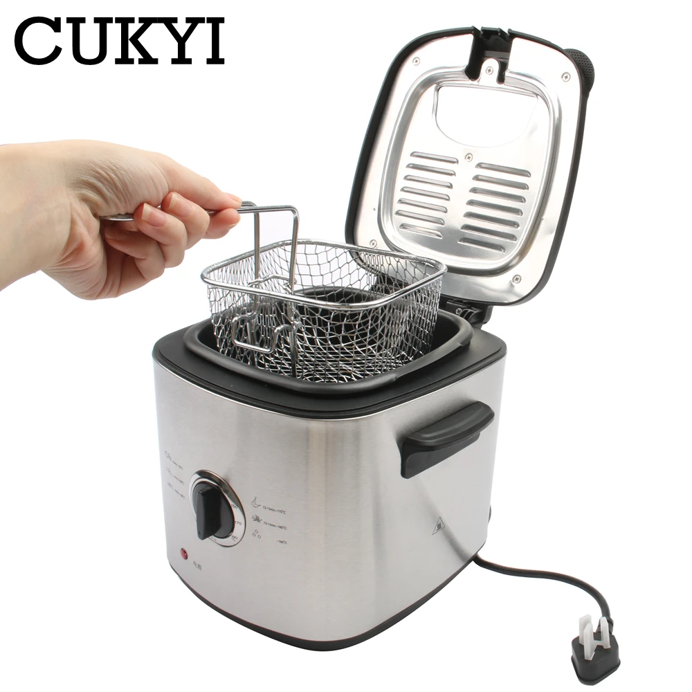 Mini-friteuse-lectrique-toxique-KYI-temp-rature-r-glable-friteuse-50 ...
