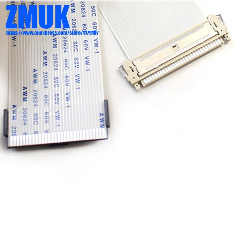 30PIN LCD Ribbon Cable - AWM 20624 20706 20798 80C 60V VW-1 Flexible ...