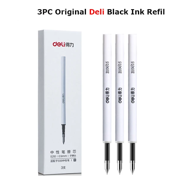 Xiaomi Deli Metal Gel Pen Rollerball Caneta ручка Ballpoint 0.5MM ...