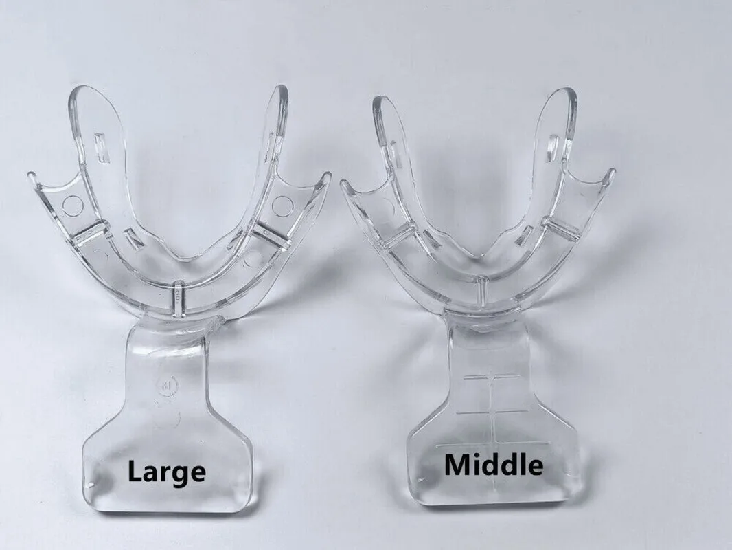 6pcs Clear Dental Frame Cut Back Fcb Impression Tray Mandibular Denture ...