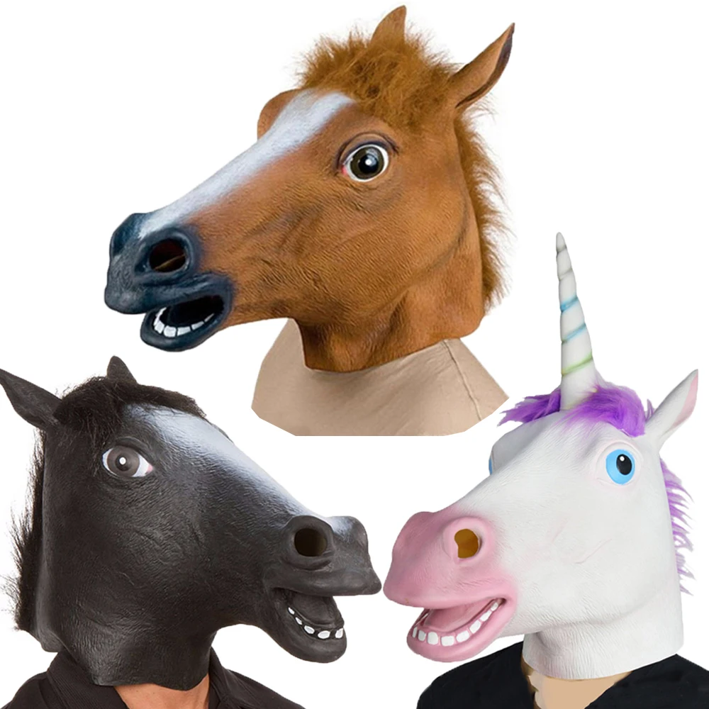 Latex Horse Head
