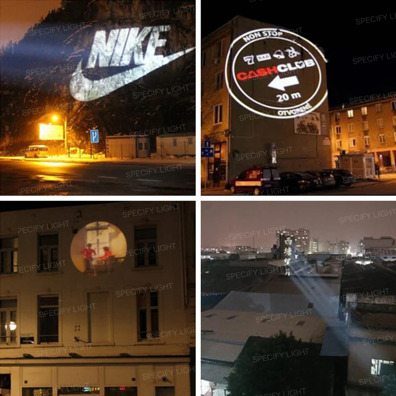 Outdoor 300W IP65 Waterproof Carousel Gobo Projector Multi Logo ...