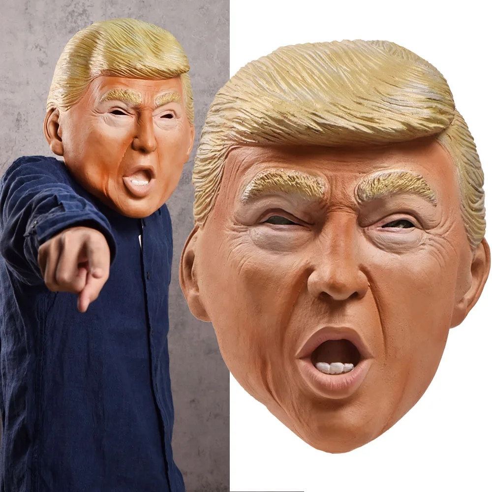 Trump 2020 Mask Trump Face Masks Cosplay Masques Latex Mascarillas ...