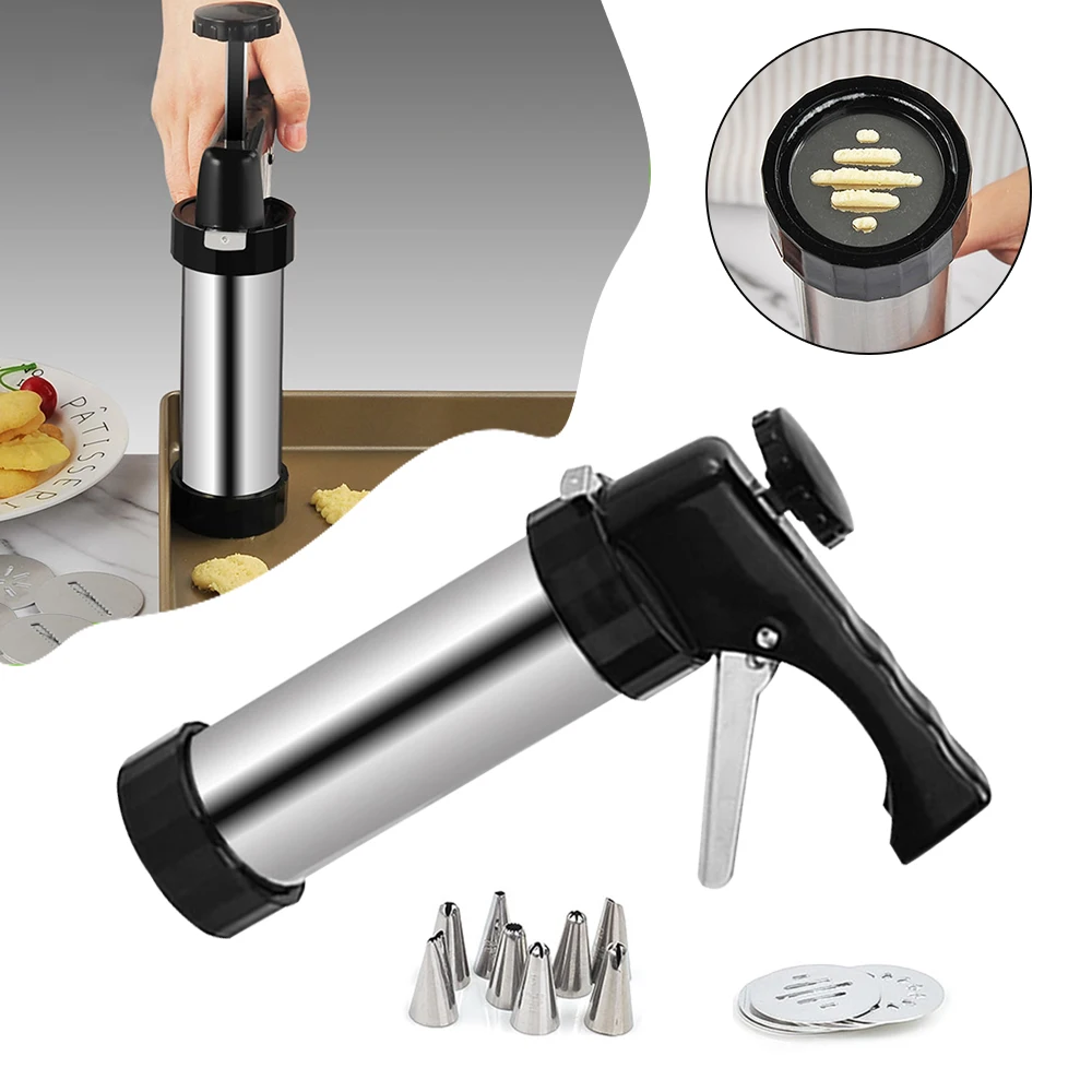 Icing Piping Cream Muffin | Biscuit Maker Machine | Extruder Nozzles ...