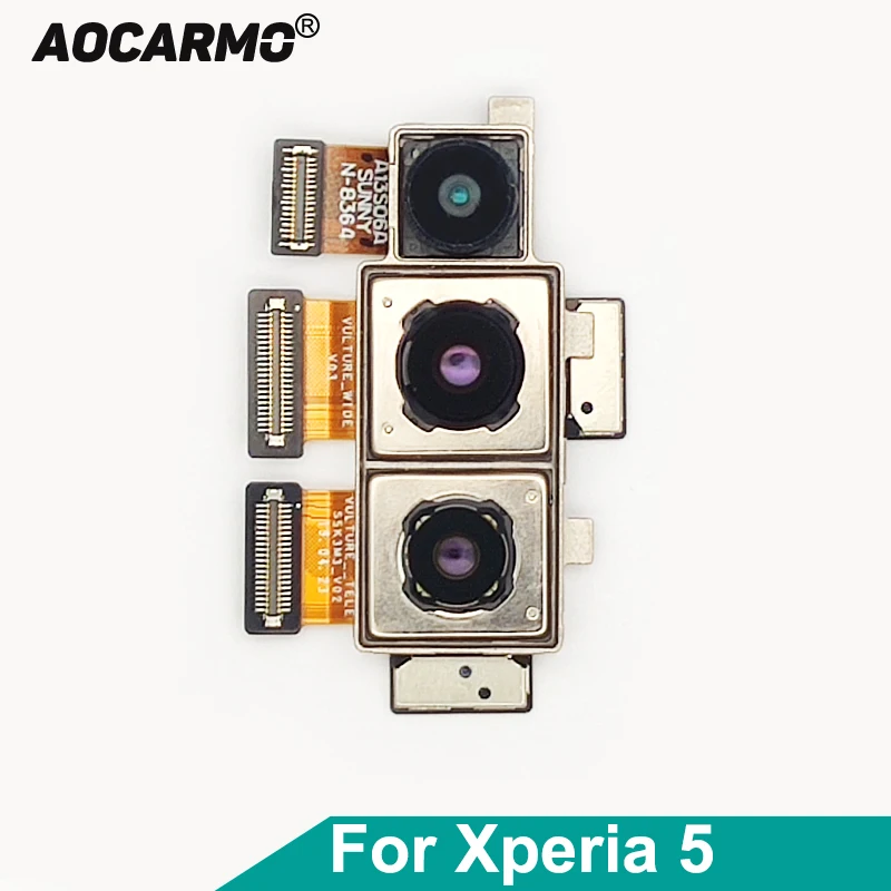 Aocarmo-Three-Back-Rear-Main-Camera-Module-Flex-Cable-For-SONY-Xperia-5 ...