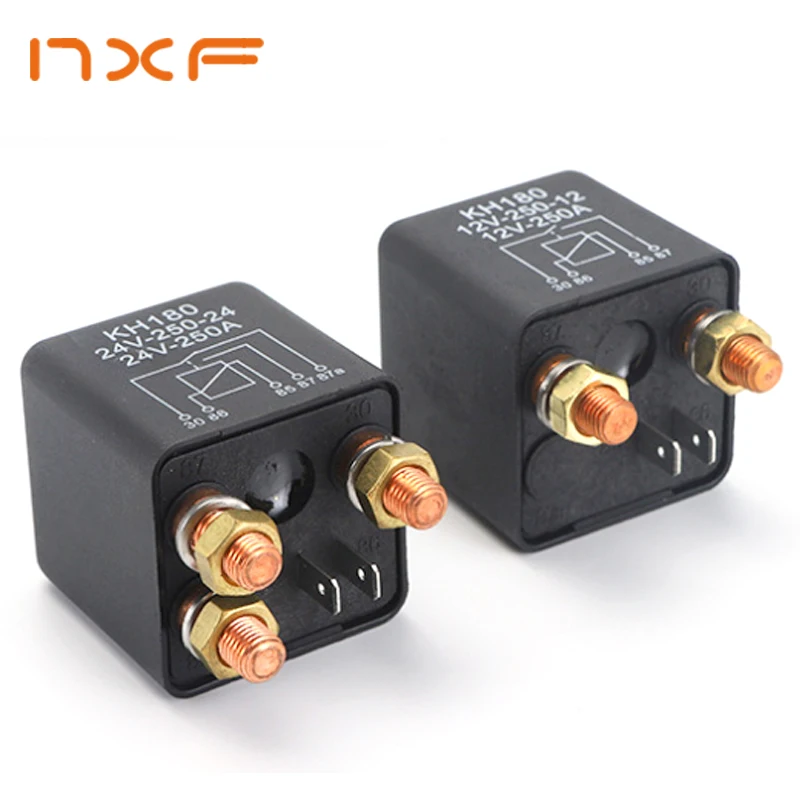 Car Relay 12V 24V 250A Continuous Type High Power Motorcycle Battery ...