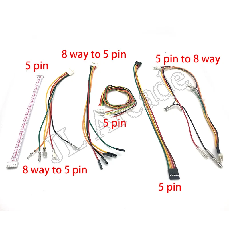 5Pin Joystick Cable Wire Harness 4.8mm 8P To 5P Connector For Arcade ...