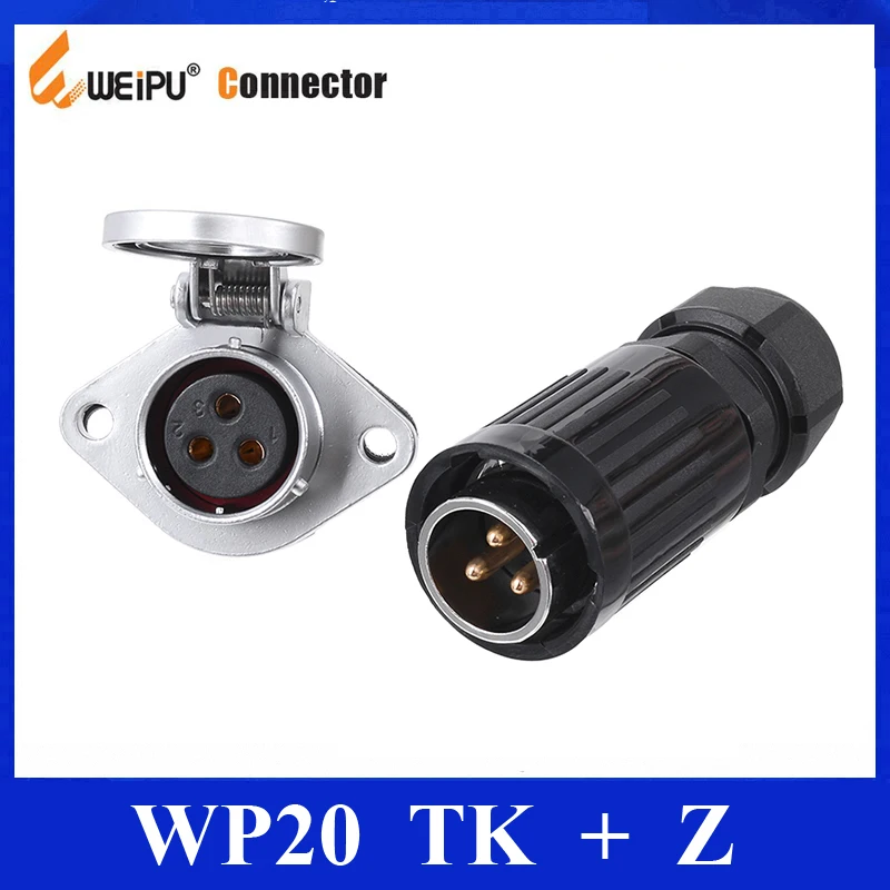 Original Weipu Connector WP20 TK Z 2 3 4 5 7 9 12 Pin Cable Connector ...